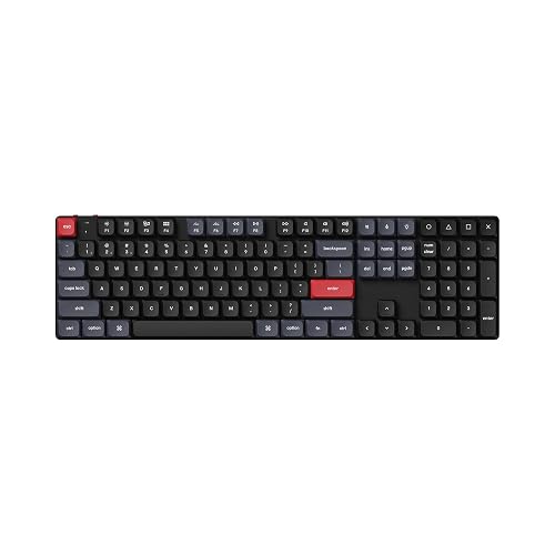 Keychron S1 Ultra-Slim QMK/VIA Custom Wired Mechanical Keyboard, 84 ...