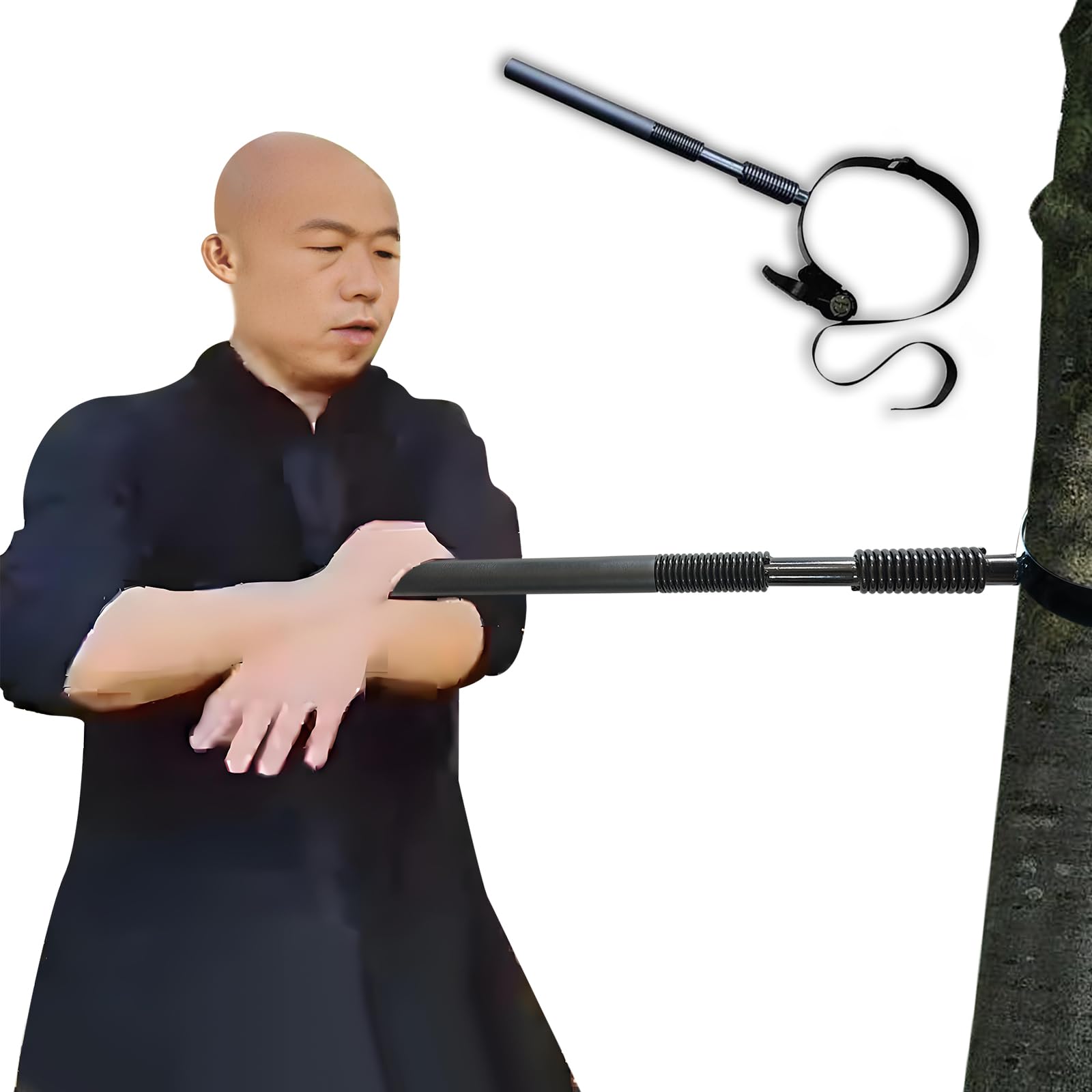 RISANXUN Wing Chun Dummy for Martial Arts Training, Tai Chi Push Hands ...