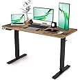 Amazon.com: Win Up Time Electric Standing Desk Whole Piece Desktop ...