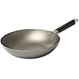 Joyce Chen 22-0050 Pro Chef 12-Inch Peking Pan Uncoated Carbon Steel ...