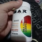 Multimax Complex - 90 Cápsulas, Max Titanium: Amazon.com.br: SaÃºde e ...