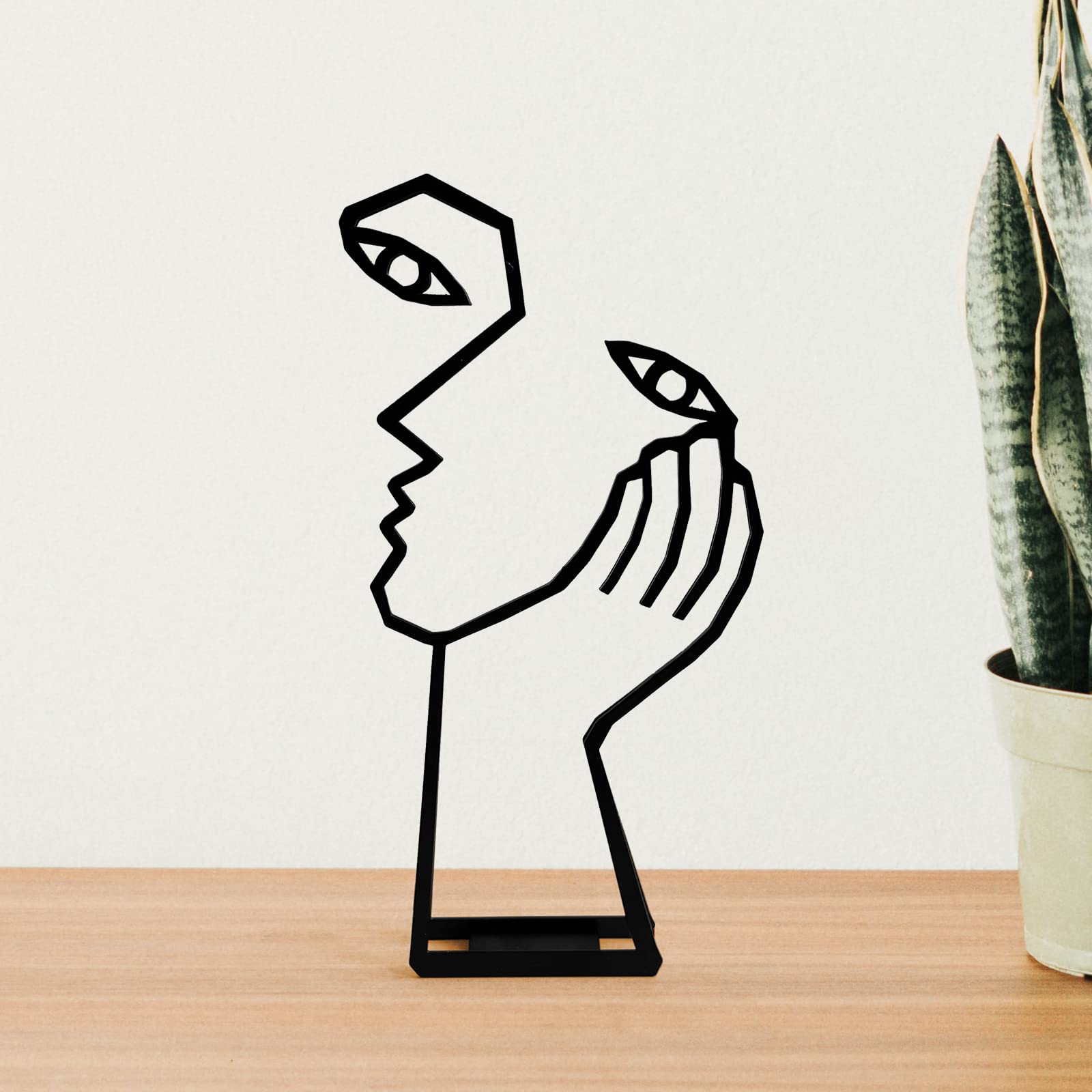 Mua KOLYMAX Creative Abstract Decor The Thinker Statue Face & Hand ...