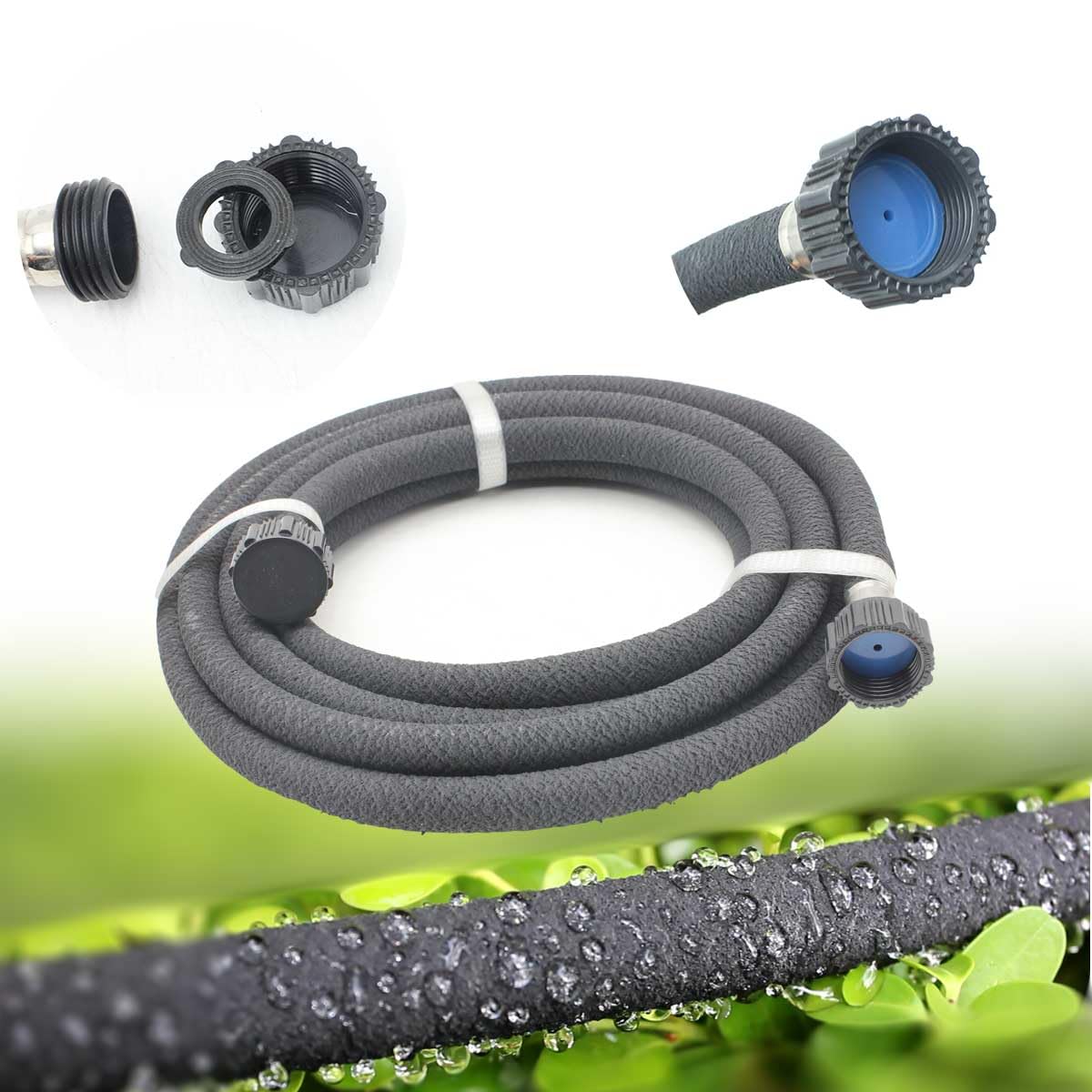 Garden Short Soaker Hose 10 FT for Flower Beds, Drip Hose 10 FT ...