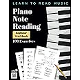 Piano Note Reading Workbook for Beginners: 100 Exercises with Ear ...