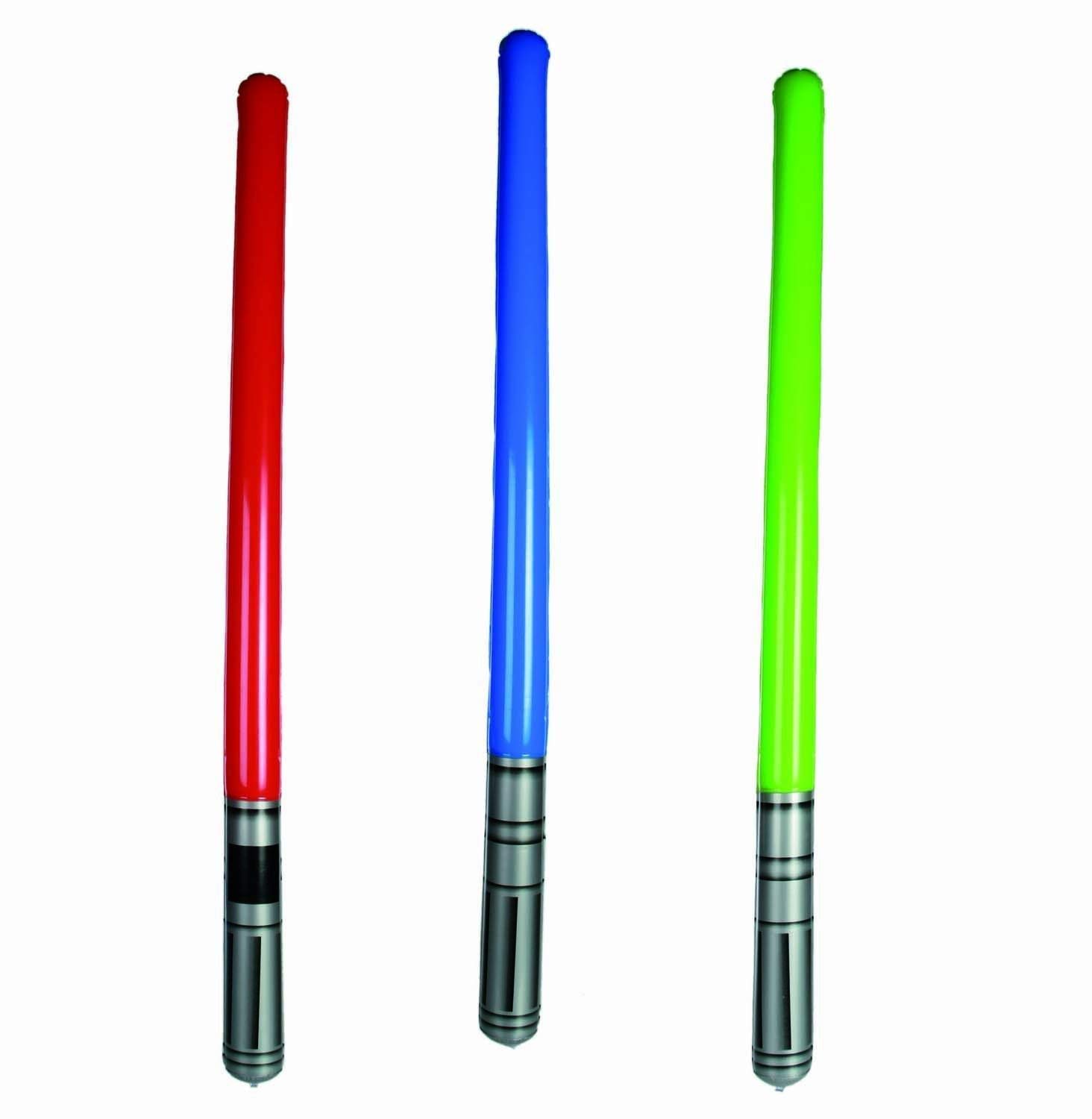 HENBRANDT Inflatable LightSabre Stick Lightsaber Prop Star Fancy Dress ...