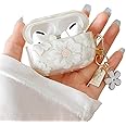 Amazon.com: MINSCOSE Compatible with AirPods Pro Clear Case,Cute Cartoon Flower Pattern Design ...