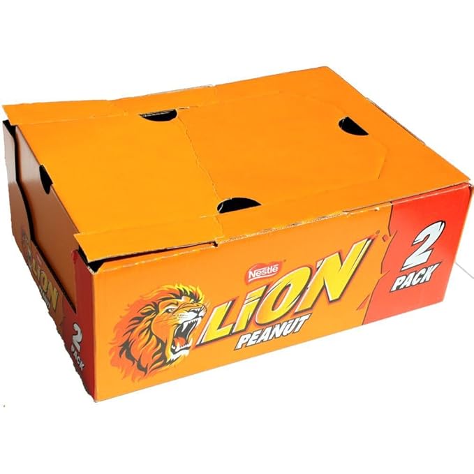 Nestle Lion Peanut 2 Pack Schokoladen-Riegel 28 x 60g: Amazon.co.uk ...