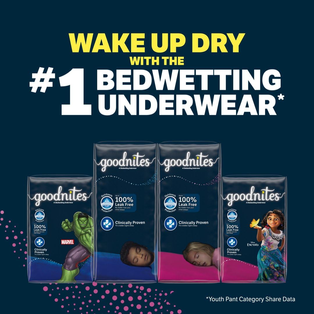 Mua Goodnites Girls' Nighttime Bedwetting Underwear, Size Extra Small ...