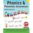 Amazon.com: Phonics & Phonemic Awareness Workbook Grade 1: Phonics Book ...