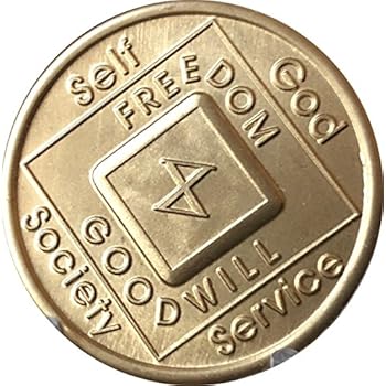 Amazon.com : 10 Year NA Medallion Official Narcotics Anonymous Chip ...