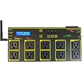 Amazon.com: DIGITAL WiFi Web Power Switch WLCD Screen 10 OUTLETS / LPC7 ...