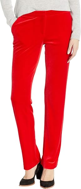 Calvin Klein Knit Pants Red 6 at Amazon Women’s Clothing store