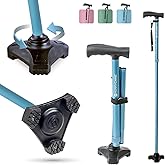 Amazon.com: HurryCane HCANE-BK-C2 Freedom Edition Foldable Walking Cane ...