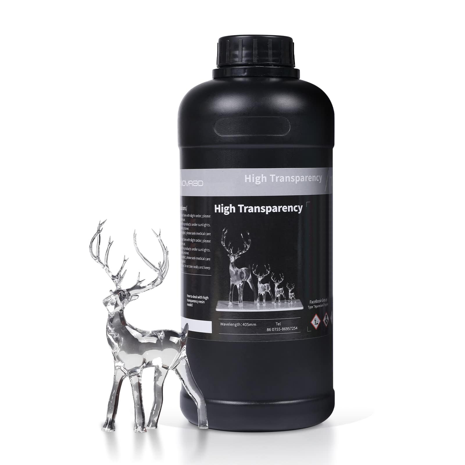 Mua NOVA3D High Clear 3D Printer Resin,Highly Transparent Crystal Clear ...