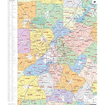 Zip Code Map Metro Atlanta - Map
