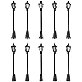 Amazon.com: Maxmoral 10pcs 70mm Model Railway Antique Lamp Garden ...