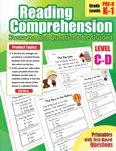 3 Reading Comprehension Passages And Questions For Guided Level C D 