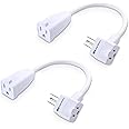 Amazon.com: [ETL Listed] Cable Matters 2-Pack 2-Outlet Short Extension ...
