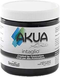 Amazon.com: Akua Intaglio Water-Based Ink, 8-Ounce Jar, Carbon Black
