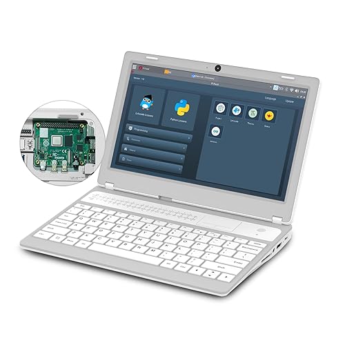 CrowPi-L for Raspberry Pi Kit, Programming Learning Laptop, Single Board Computer, Python and ...