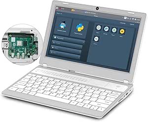 Amazon.com: Raspberry Pi 4 Portable Laptop, CrowPi-L Programming Kit ...