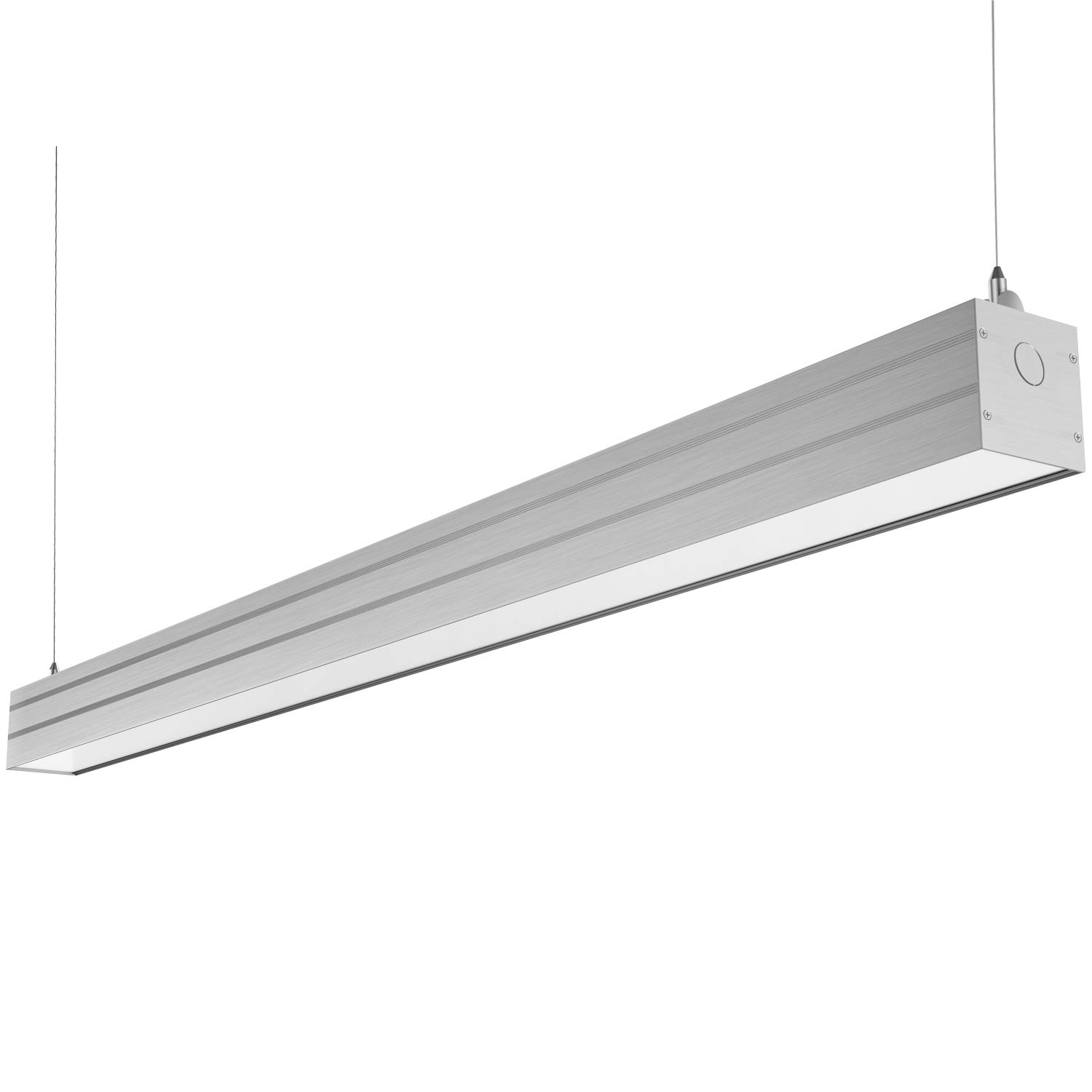 LED Architectural Suspended Linear Channel Light Linkable, 4FT 40W ...