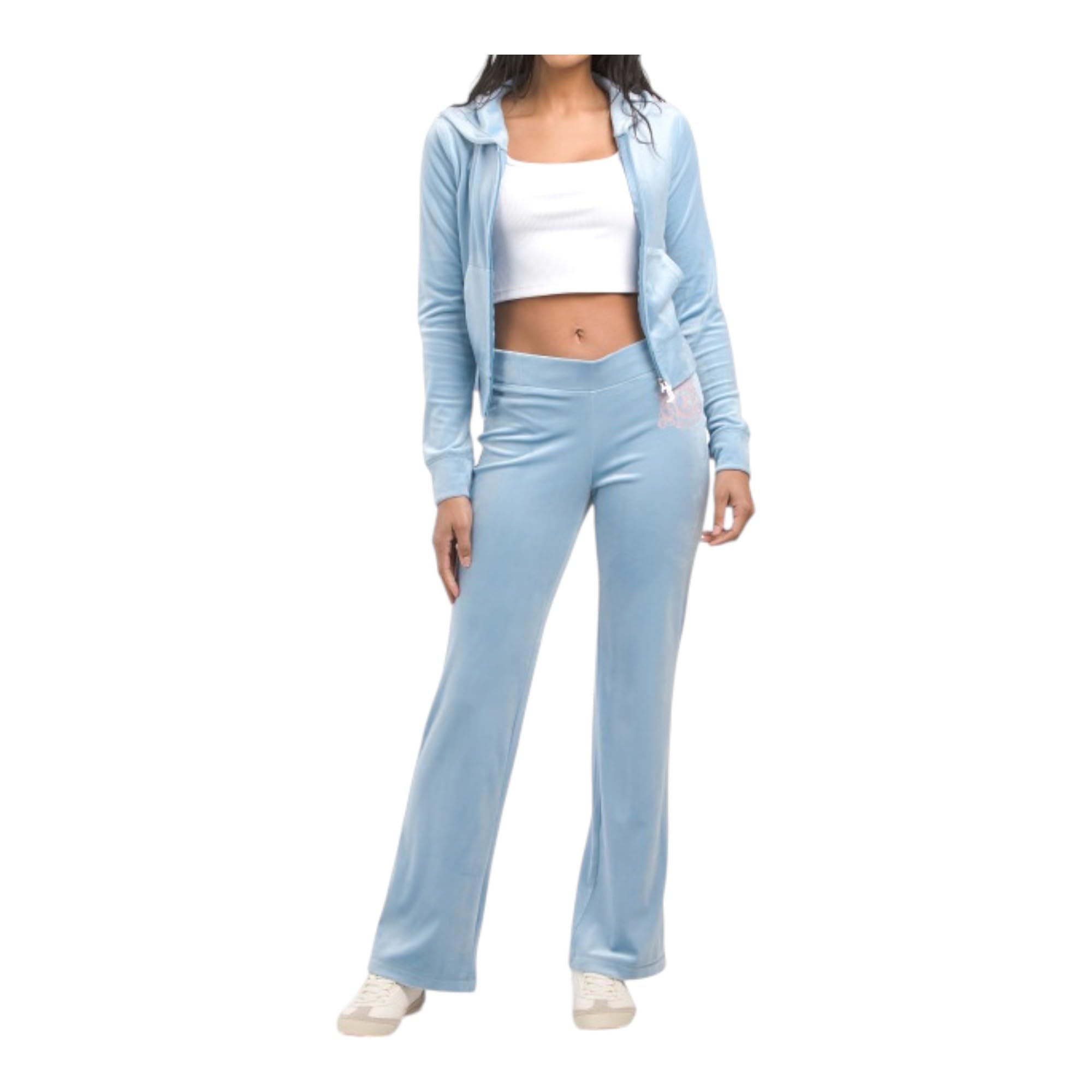 Juicy Couture Women's Bling Velour Tracksuit (US, Alpha, Medium ...