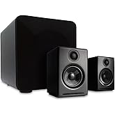 Amazon.com: Audioengine A2+ Desktop 24 Bit Wireless Bluetooth Desktop ...