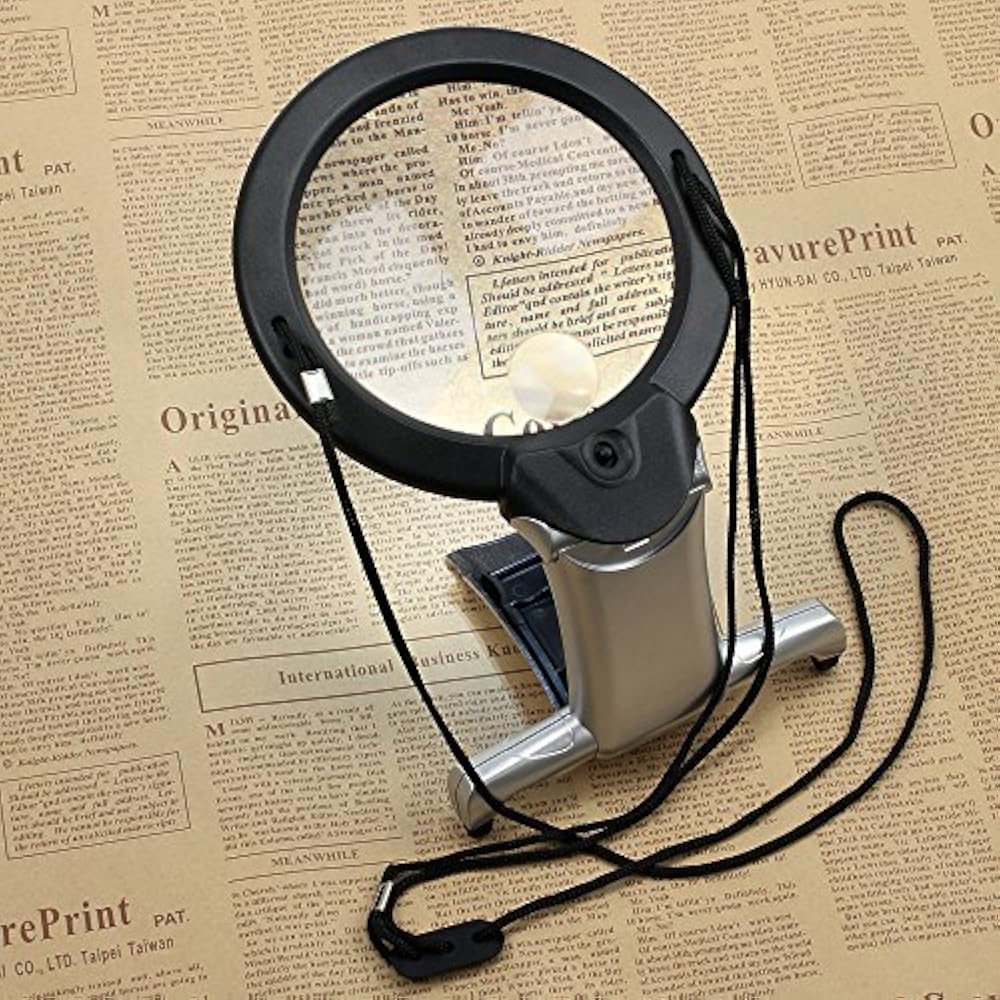LED Magnifying Glass 2X 6X Reading Magnifier With Light Hands Free For LED Magnifying Glass 2X 6X Reading Magnifier With Light Hands Free For