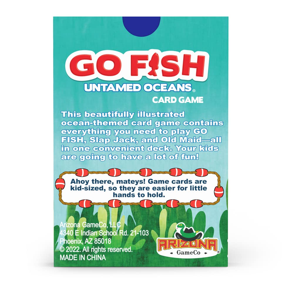 Go Fish Untamed Oceans Classic Card Game for Kids & Families – Play Go ...