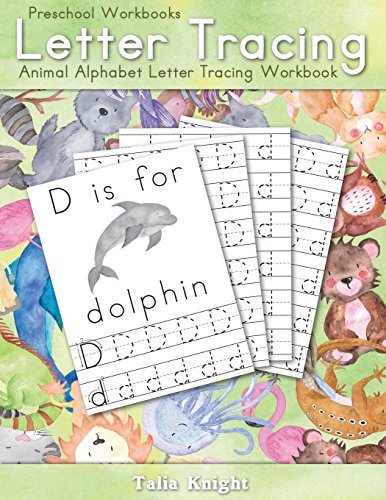 Preschool Workbooks Letter Tracing Animal Alphabet Letter Tracing 