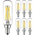 LiteHistory E12 led bulb Dimmable 4W equal 40W led candelabra bulb daylight 5000K clear T6 T25 ...