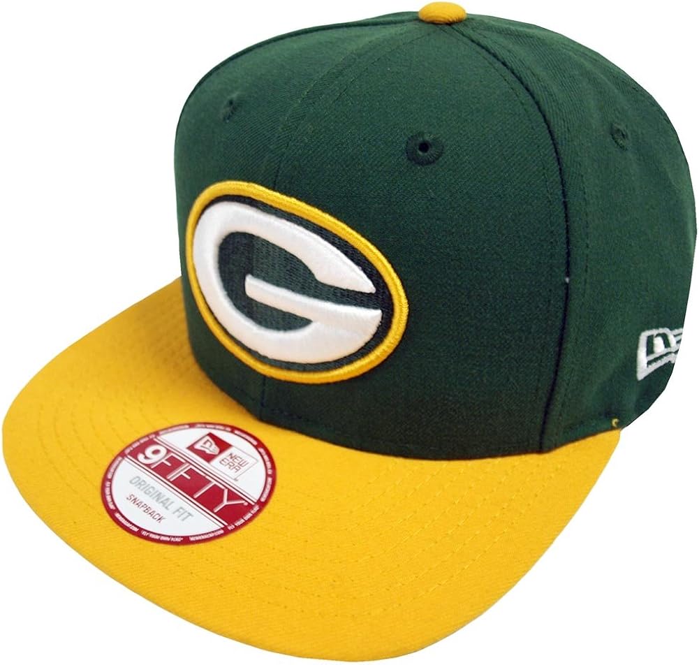 Amazon.com: New Era NFL Green Bay Packers 2 Tone Snapback Cap Kappe ...