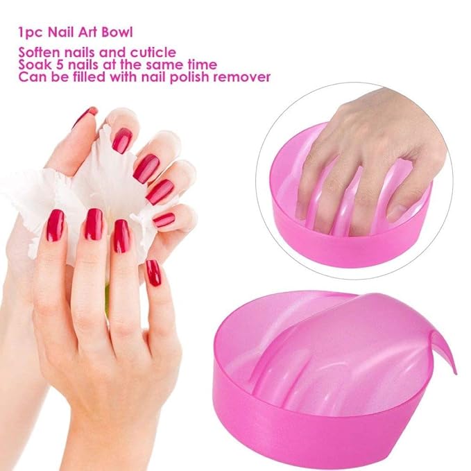 Buy Digital Shoppy 1Pc Manicure Bowl Soak Finger Acrylic Tip Nail ...