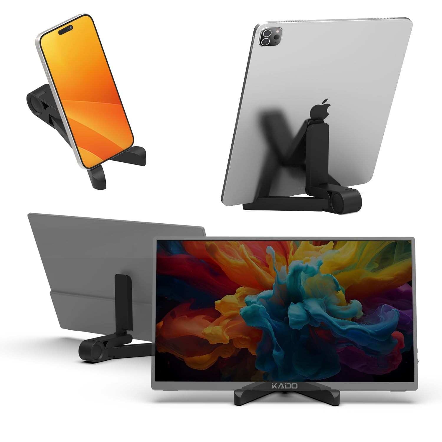 Kado Tablet Stand for Portable Monitor, Adjustable Tablet Holder ...