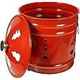 Amazon.com : DOITOOL Small Burning Bucket Incinerator Barrel with Lid ...