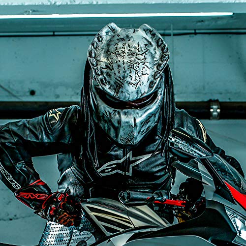 Alien Vs Predator Motorcycle Helmet Globe Helmet Custom