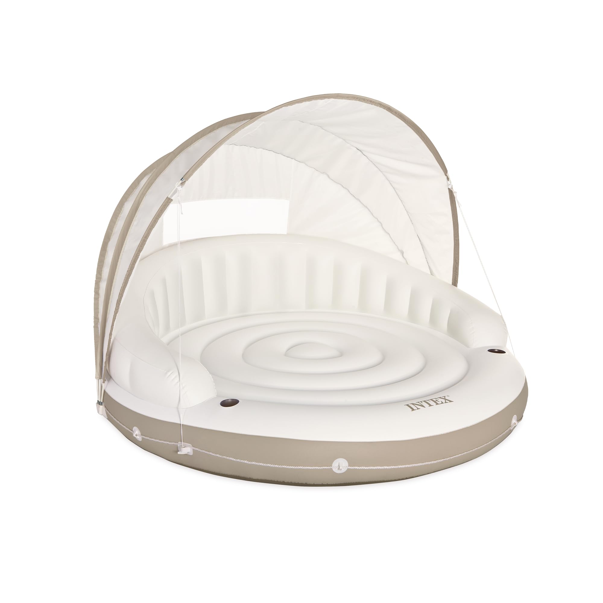 INTEX 58292EP Canopy Island Inflatable Pool Float: Comfortable Lounge ...
