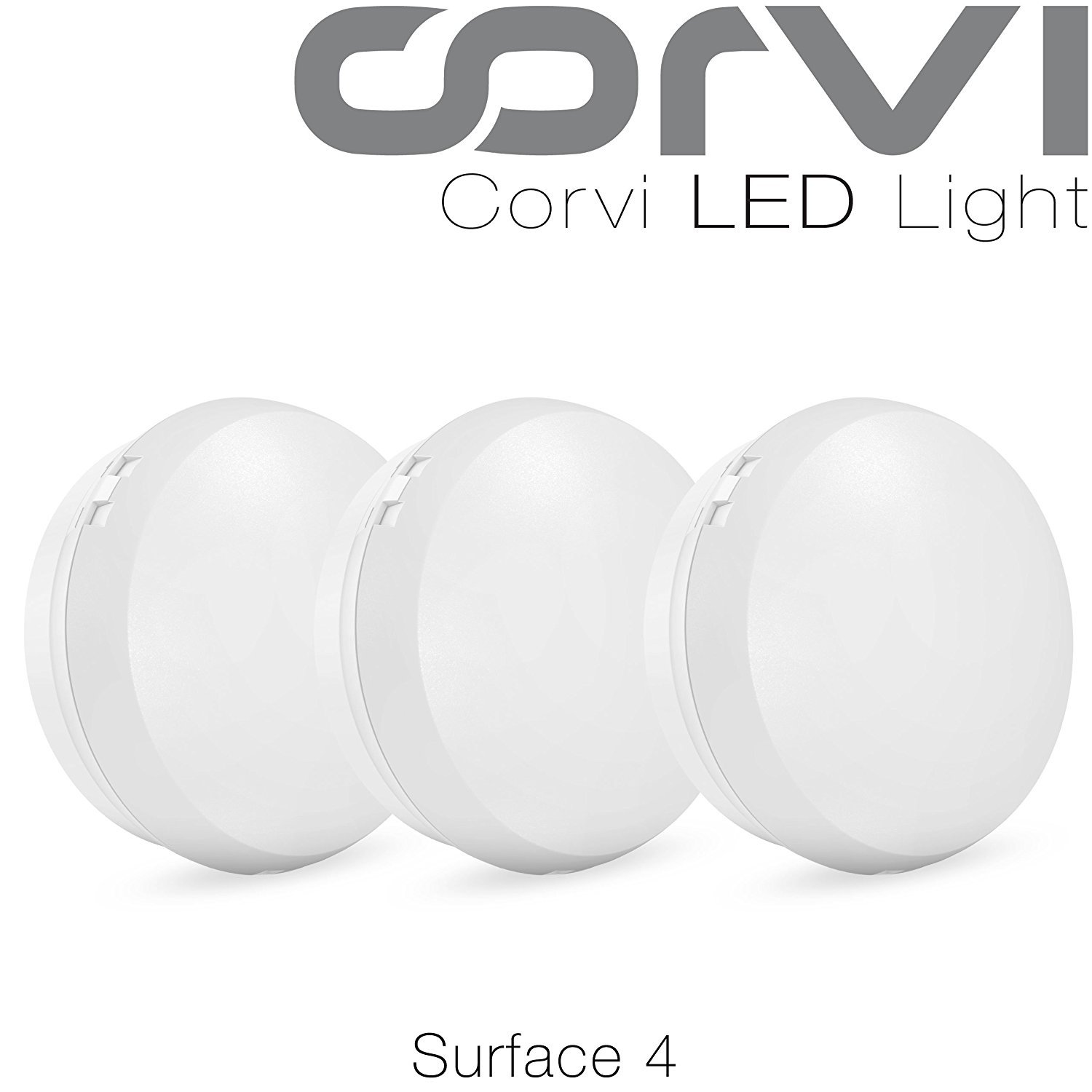 Buy Corvi LED Panel Light - 6 Watts - Surface 4 (Easy White - Pack of 3 ...