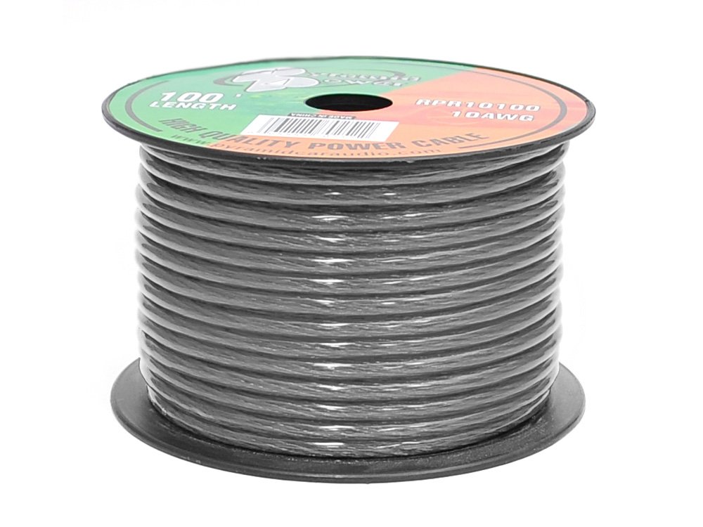 Pyramid RPB10100 Ground Wire 10-Gauge, 100 Feet, Flexible, OFC Cable ...