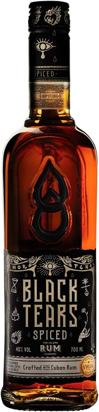 Black Tears Spiced Rum 70cl: Amazon.co.uk: Beer, Wine & Spirits