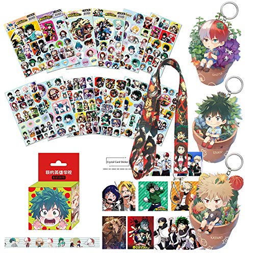 MHA Stickers Gift Set-36 Pcs MHA Sticker+ 1 Izuku Midoriya Katsuki ...