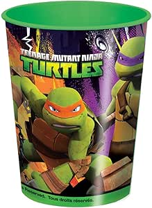 Teenage Mutant Ninja Turtles Plastic Cups, 12ct, 16oz : Toys & Games