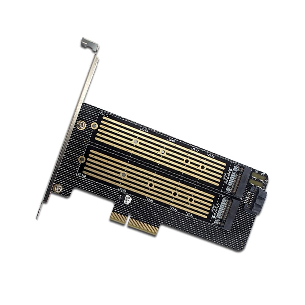 Mua YIKAIEN Dual M.2 to PCIe Expansion Card Adapter, NVMe NGFF SSD M ...