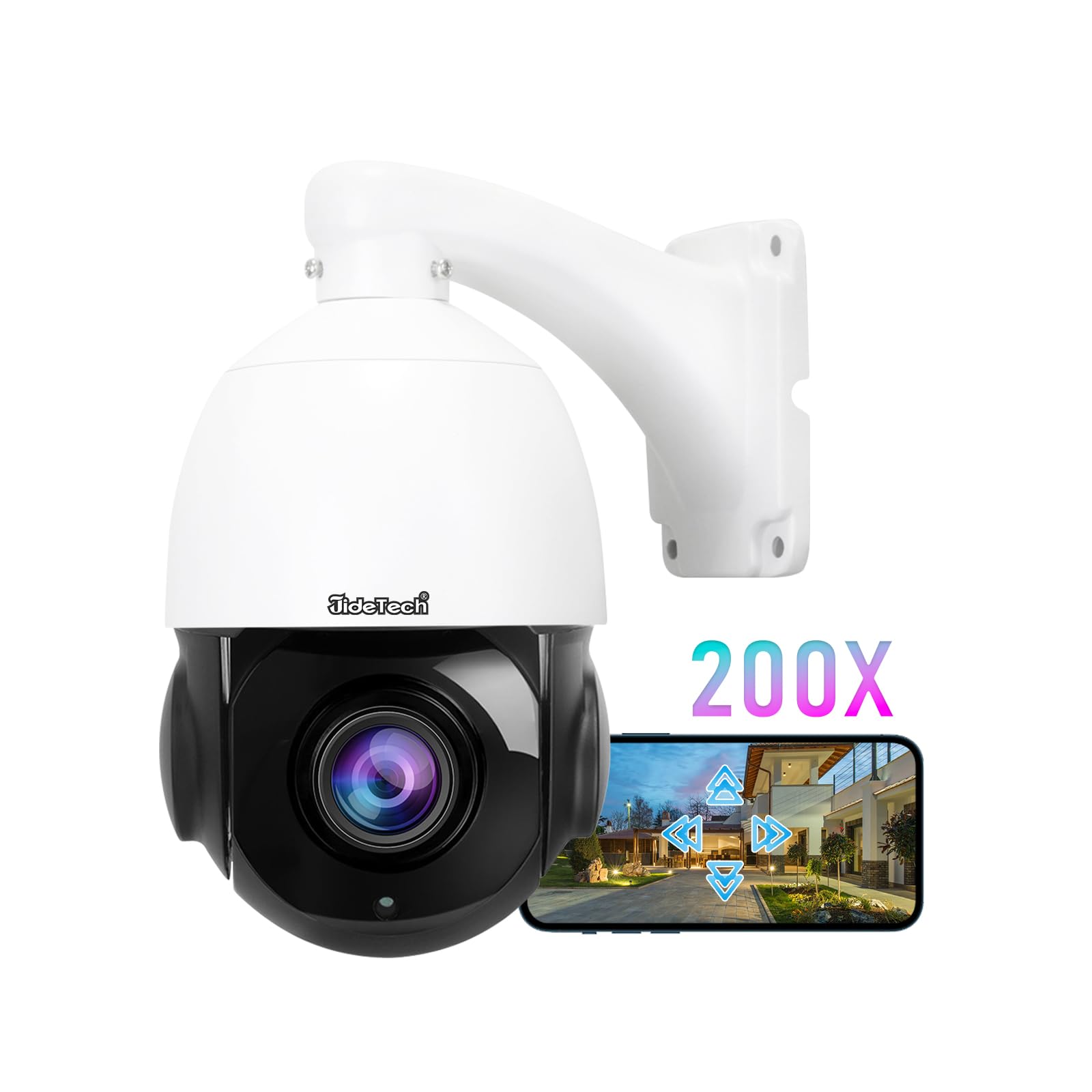Mua 200X Hybrid Zoom 4K Security Camera, 8MP PTZ POE IP Outdoor Camera ...