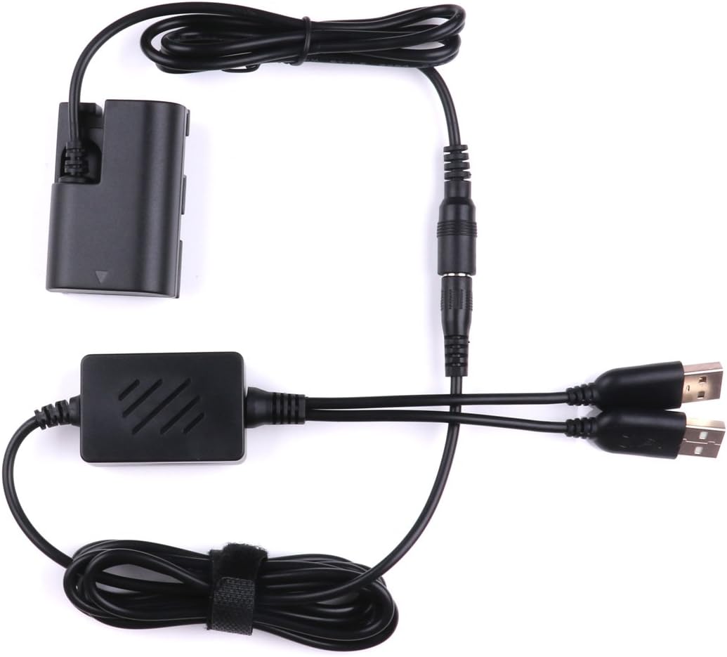 Amazon.com: ACK-E6 USB Power Kit AC Adapter Replacement DR-E6 DC ...