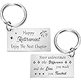 Gezxin Retirement Gifts for Women Men- Happy Retirement Keychain ...