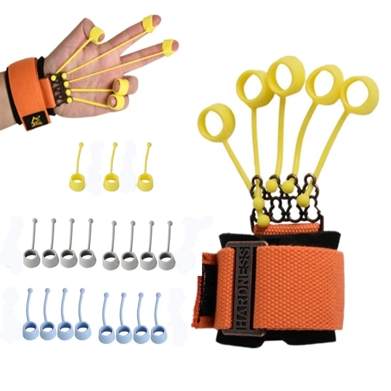 SHXJHXC Finger Exercisers & Hand for Strength Grip Strengthener ...