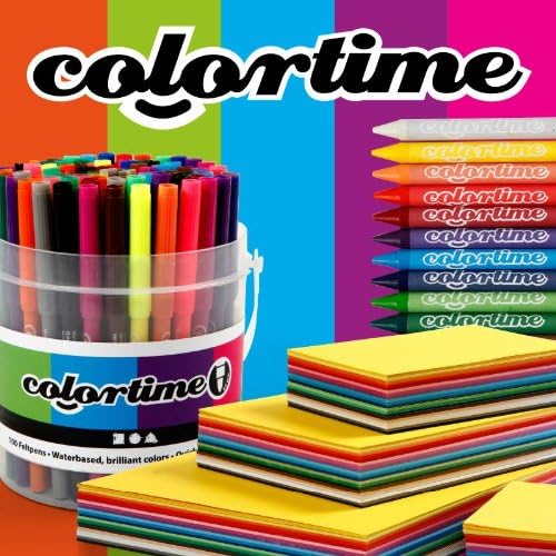 Colortime 300-Piece Creativ Craft Card, Assorted Colors – BigaMart