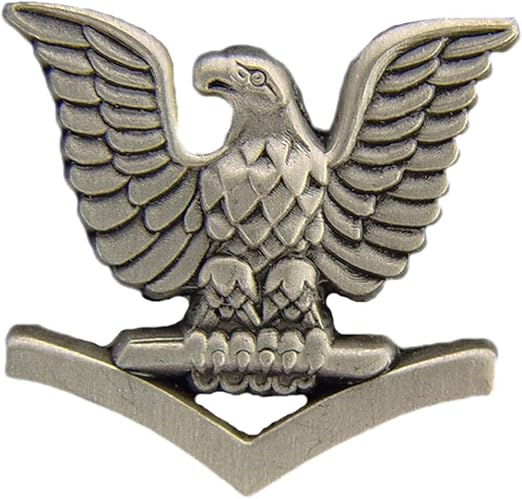 Amazon.com: United States Navy USN 3rd Class Crow Lapel Pin .875" Lapel ...